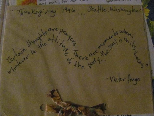 Gratitude Letters – A Thanksgiving Tradition - Godspacelight